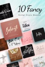10 Fresh Script Fonts Bundle – MasterBundles