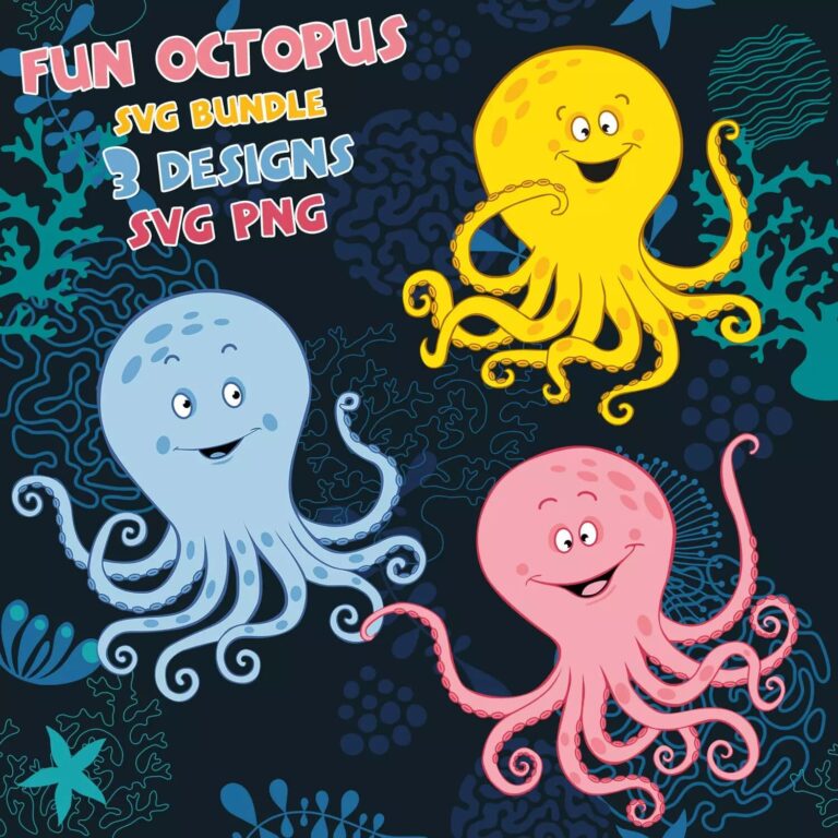 Octopus SVG Designs Bundle – MasterBundles
