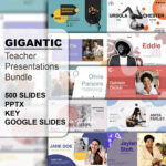 Gigantic Teacher Presentations Bundle: 500 Slides, PPTX, KEY, Google Slides – MasterBundles