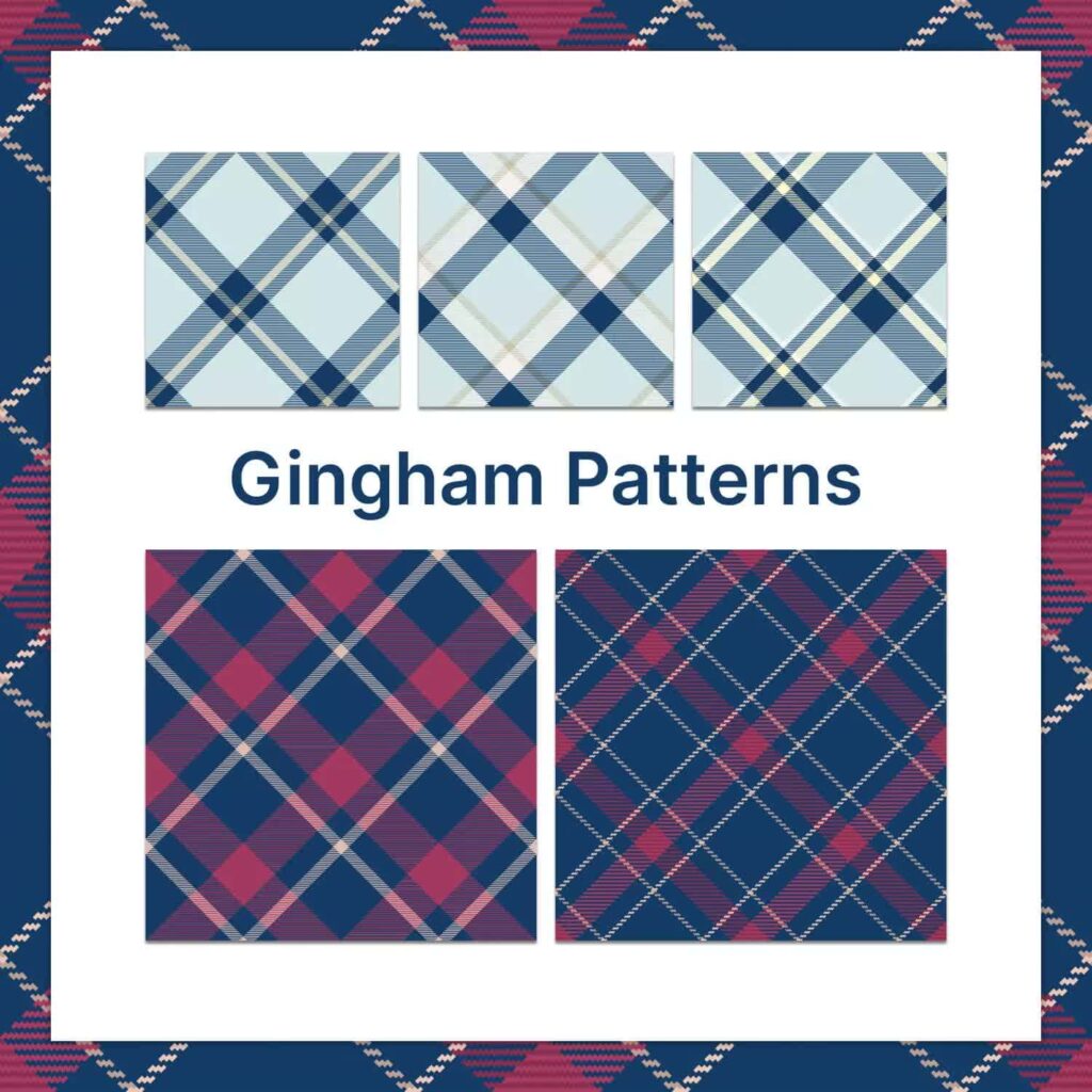 Massive Gingham Patterns Bundle: 40 Items – MasterBundles