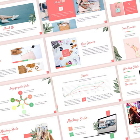 Girly - Beautiful Powerpoint Template | Master Bundles