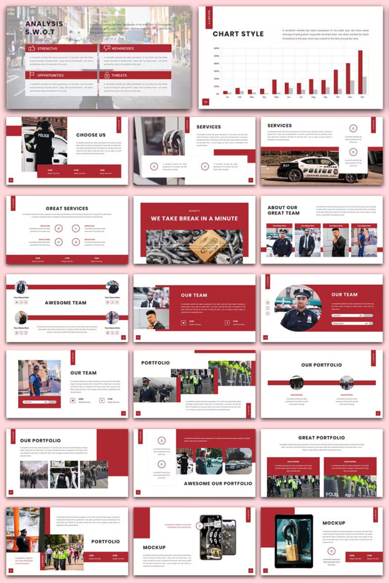 Guardian - Security PowerPoint Template – MasterBundles