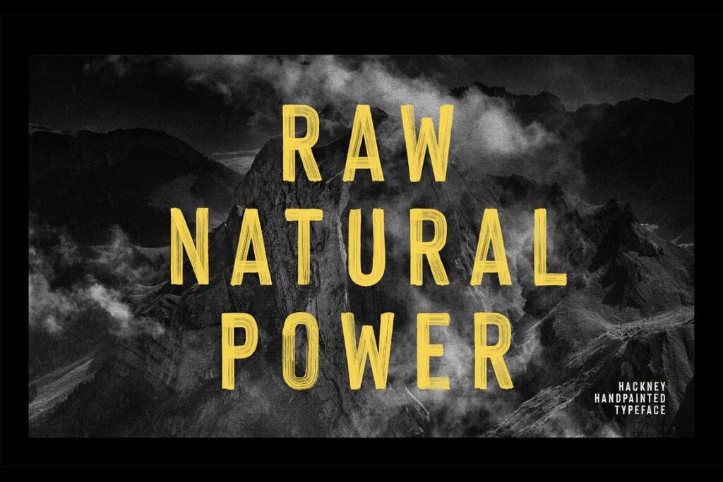 Hackney SVG - Bold Hand-painted Font – MasterBundles