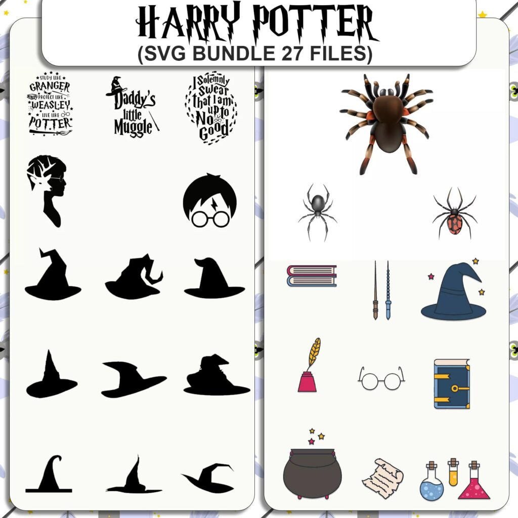 6 Harry Potter SVG Designs – MasterBundles
