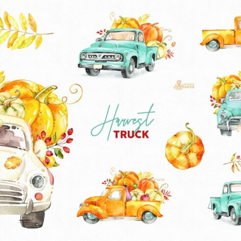 Harvest Truck. Fall Collection. | Master Bundles
