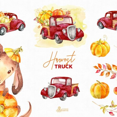 Harvest Truck. Fall Collection. | Master Bundles