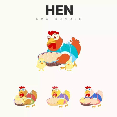 Rooster & Chicken SVG Bundle – MasterBundles