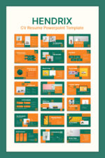 Hendrix - CV Resume Powerpoint Template – MasterBundles