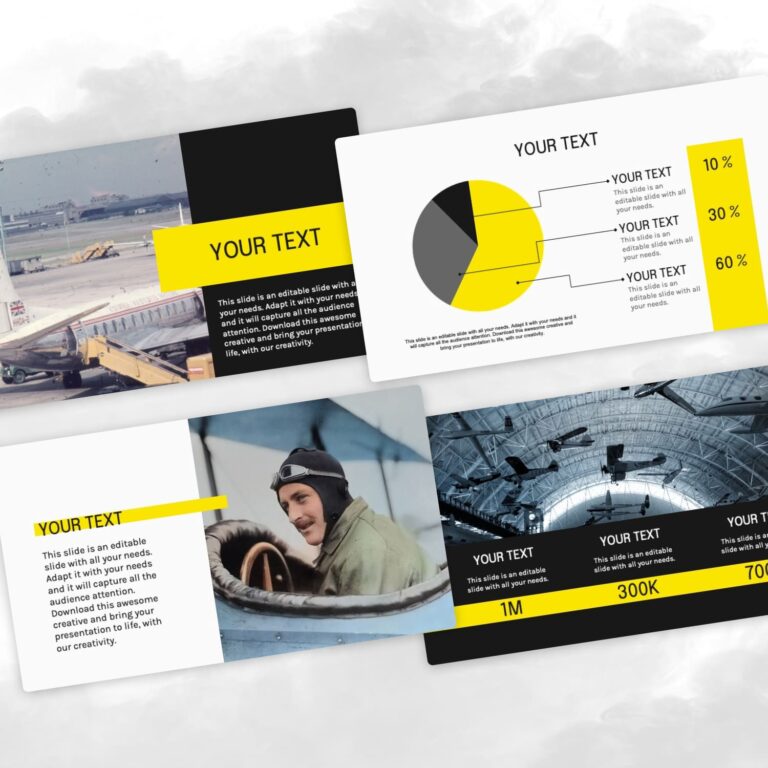 History Of Aviation Powerpoint Presentation – MasterBundles