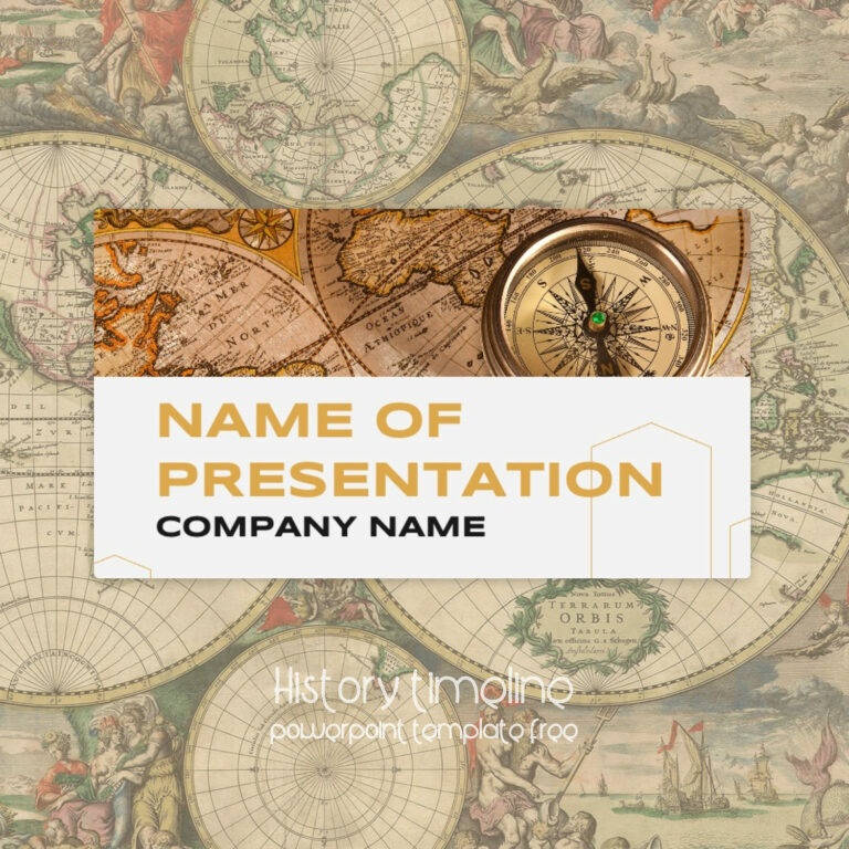 History Timeline Powerpoint Template Free – MasterBundles