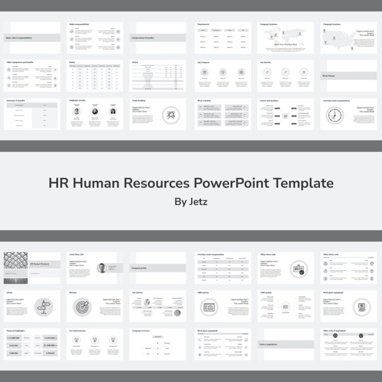 HR Human Resources PowerPoint Template PPTX – MasterBundles