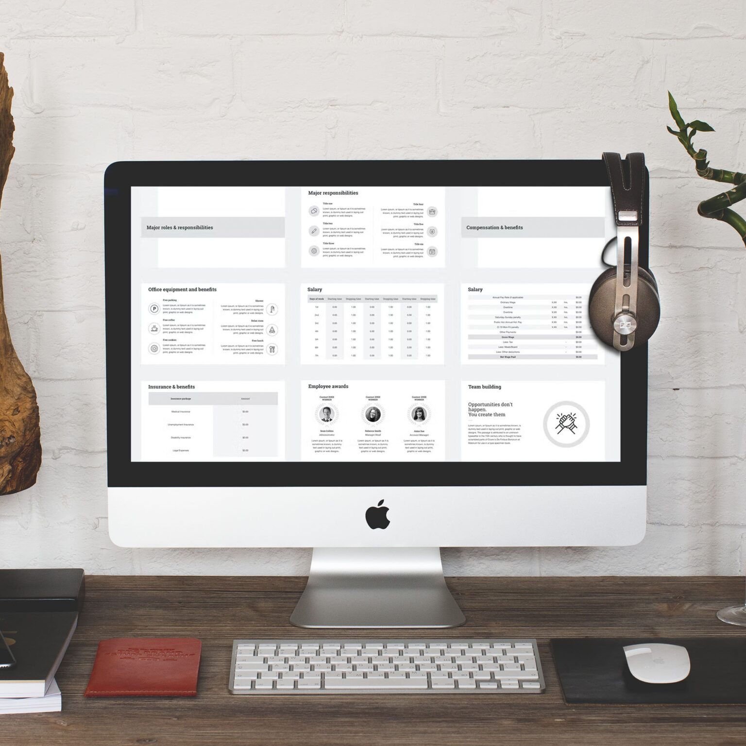 HR Rockstar PowerPoint Template – MasterBundles