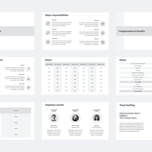 HR Human Resources PowerPoint Template PPTX | Master Bundles