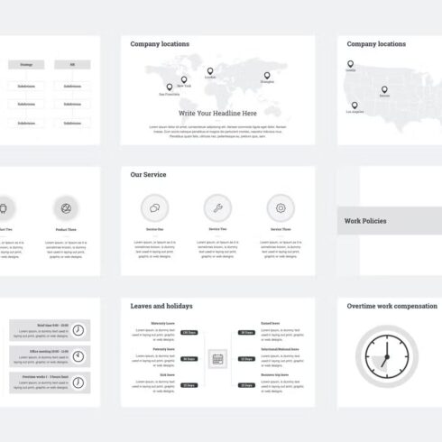 HR Human Resources PowerPoint Template PPTX | Master Bundles