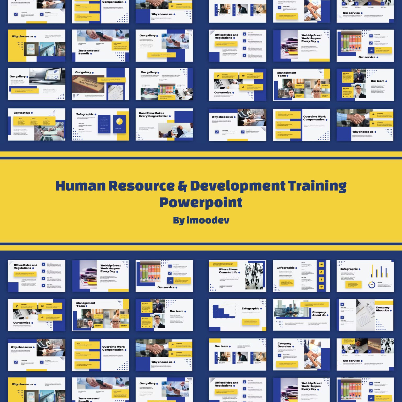 Human Resource & Development Training Powerpoint – MasterBundles