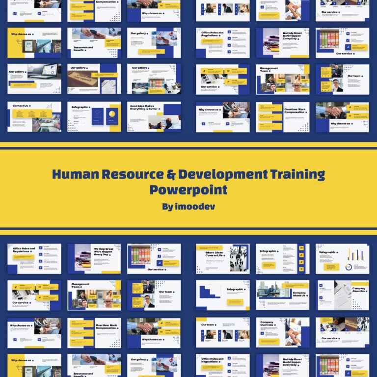 Human Resource & Development Training Powerpoint – MasterBundles