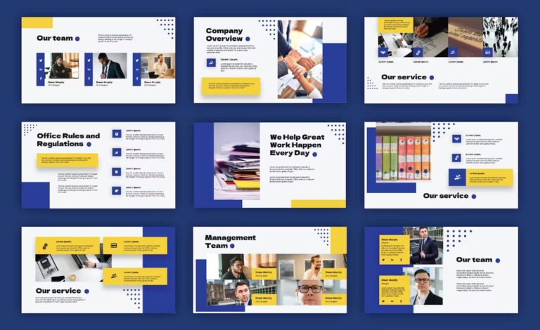 Human Resource & Development Training Powerpoint – MasterBundles