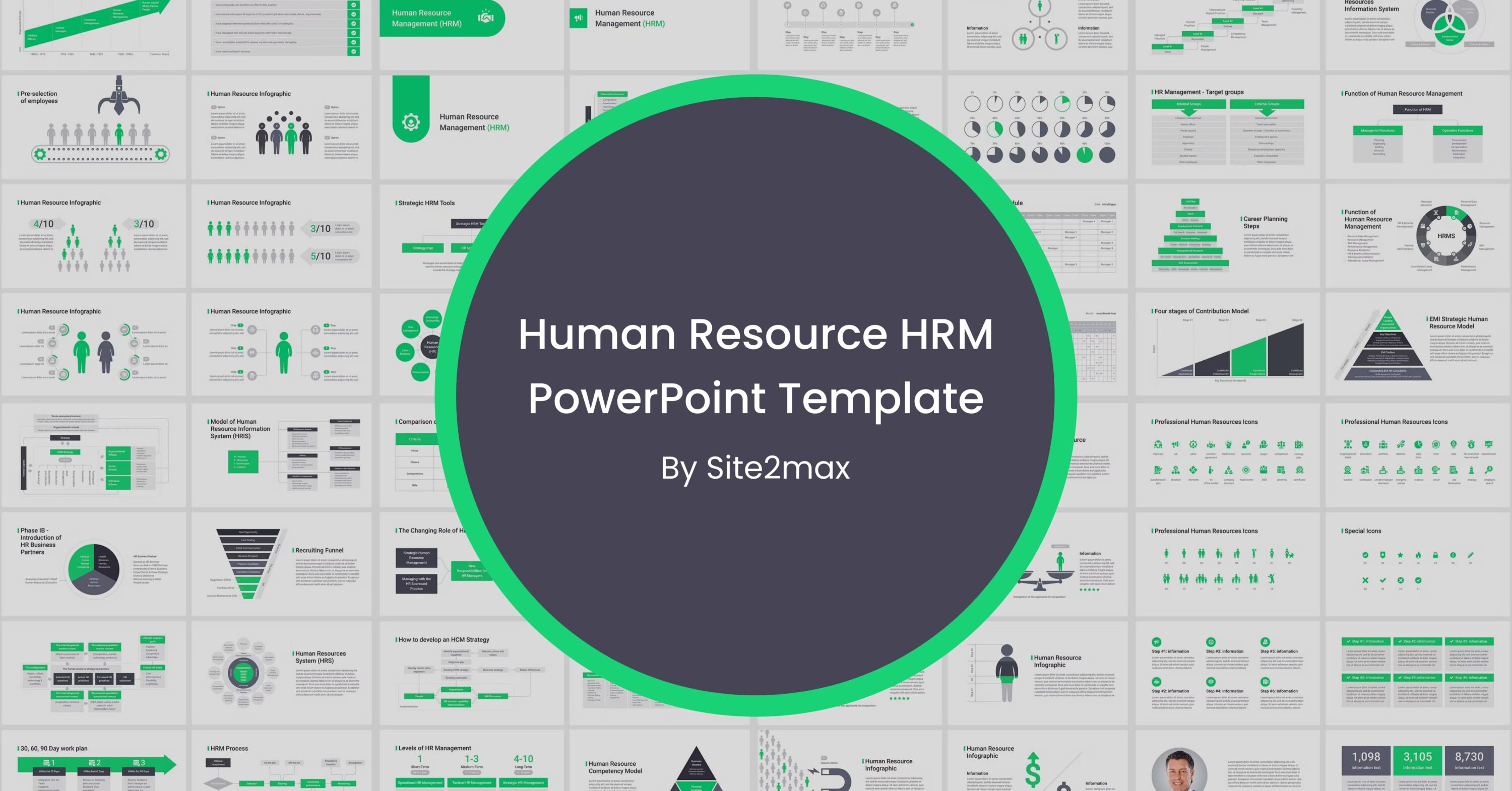 Human Resource HRM PowerPoint Template – MasterBundles