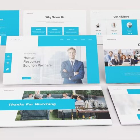 Human Resource Powerpoint Template | Master Bundles