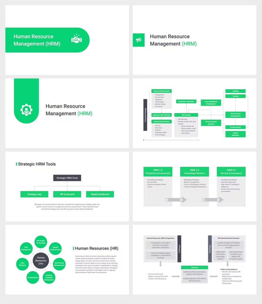 Human Resource HRM PowerPoint Template – MasterBundles