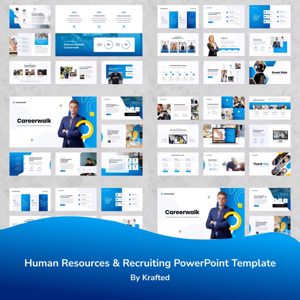Human Resources And Recruiting PowerPoint Template – MasterBundles
