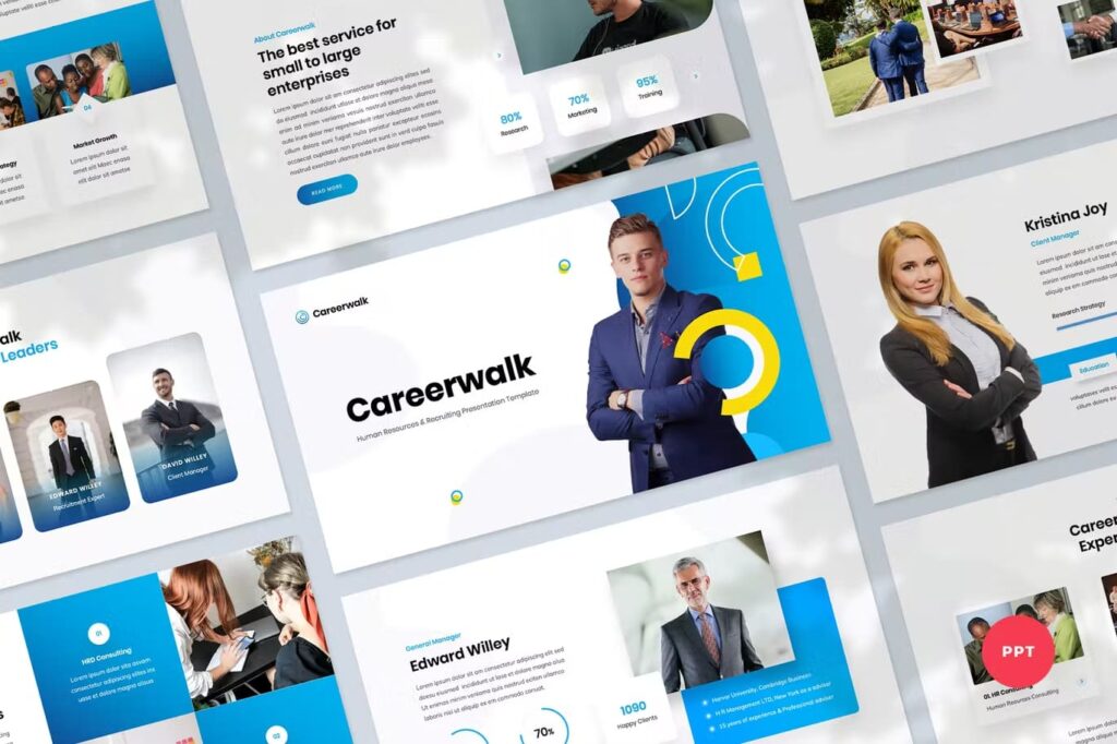 Human Resources And Recruiting PowerPoint Template – MasterBundles