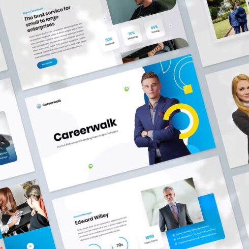 Human Resources And Recruiting PowerPoint Template | Master Bundles