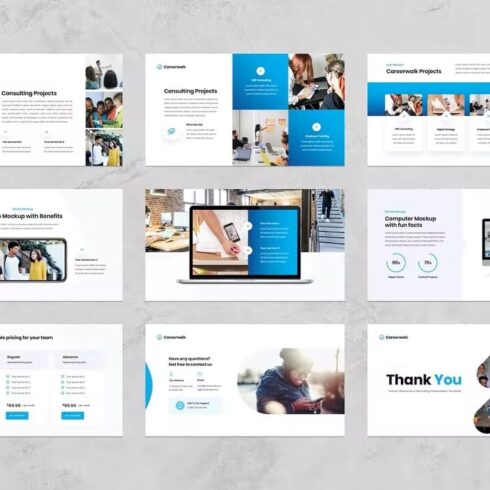Human Resources And Recruiting PowerPoint Template | Master Bundles