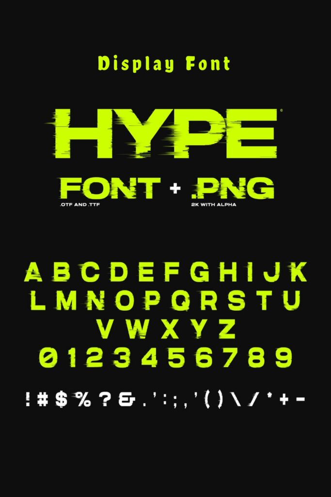 Hype SVG Font – MasterBundles