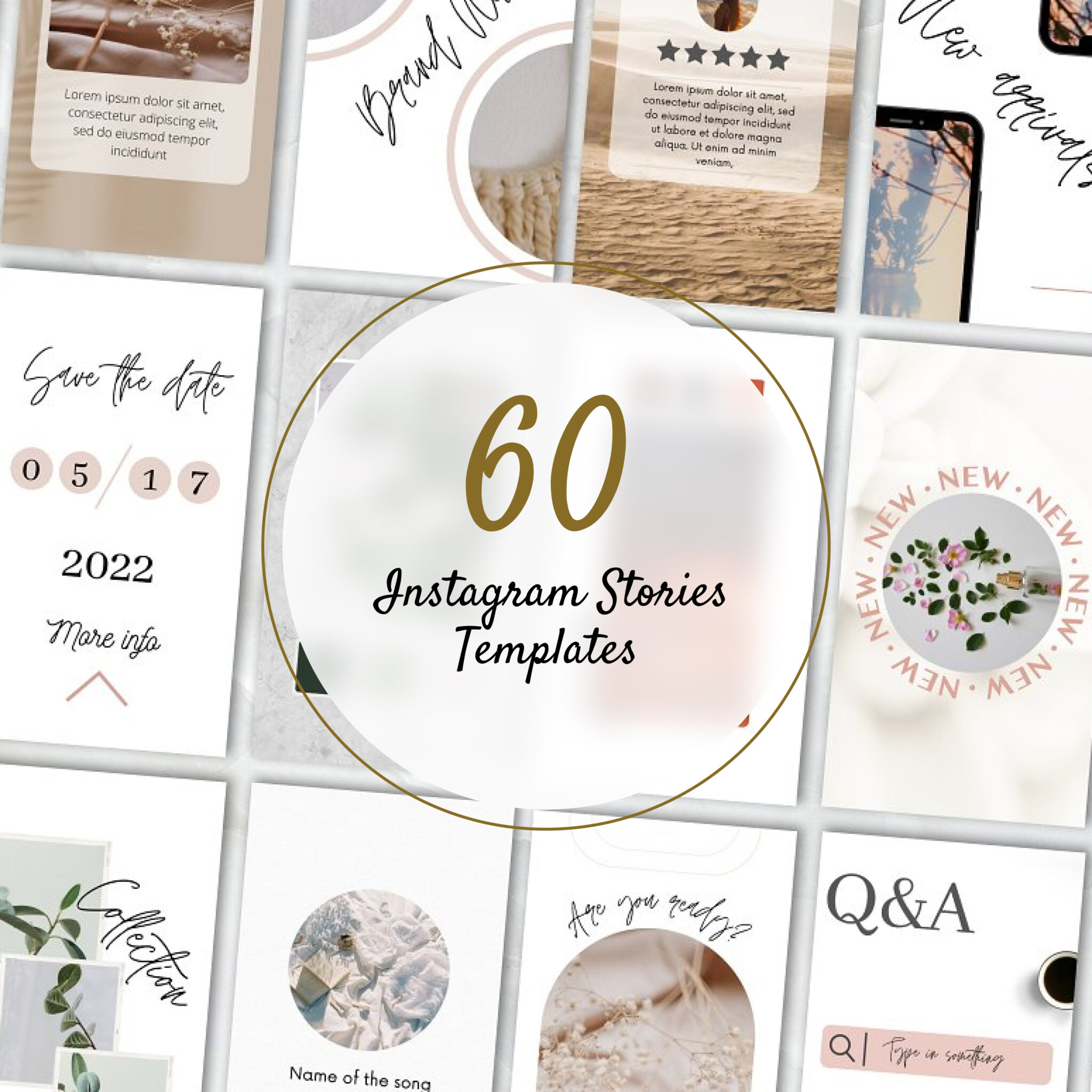 Gradient Instagram Post Templates | Master Bundles