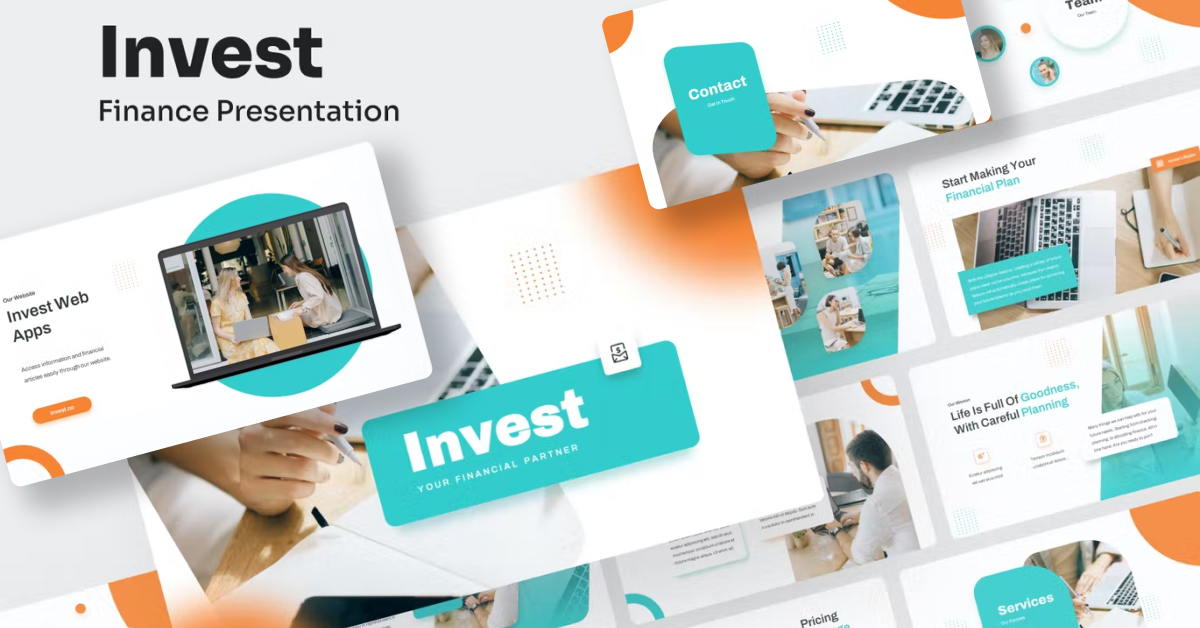 Invest - Finance PowerPoint Presentation – MasterBundles