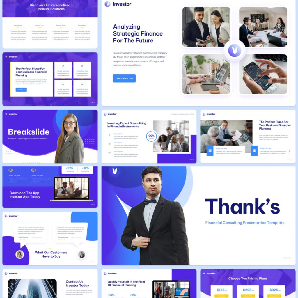 Investor - Financial Consulting PowerPoint – MasterBundles