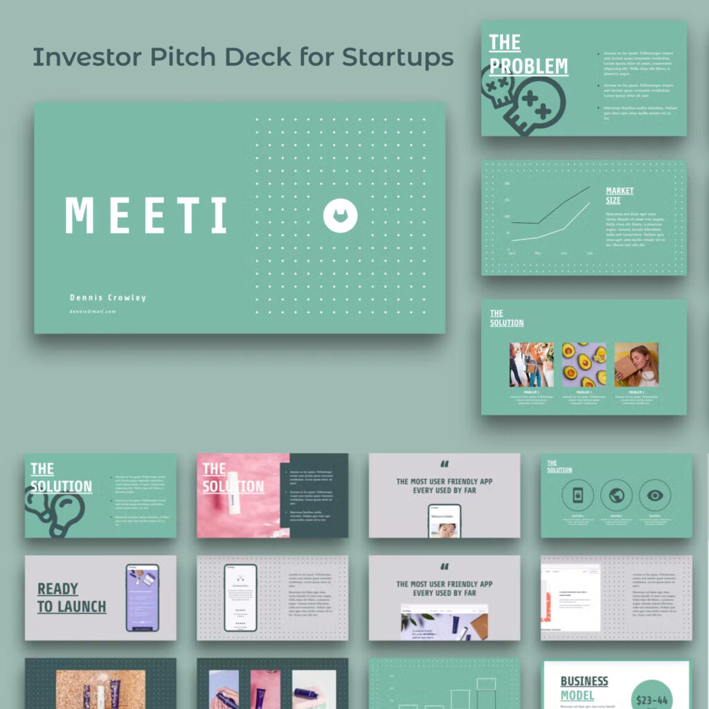 Investor Pitch Deck for Startups – MasterBundles