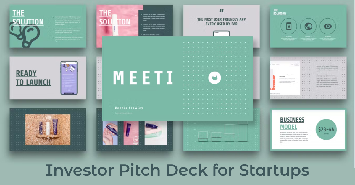 Investor Pitch Deck For Startups Masterbundles