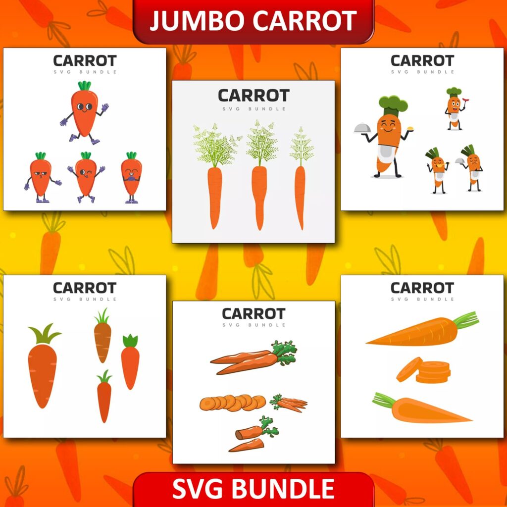 Jumbo Carrot SVG Bundle – MasterBundles