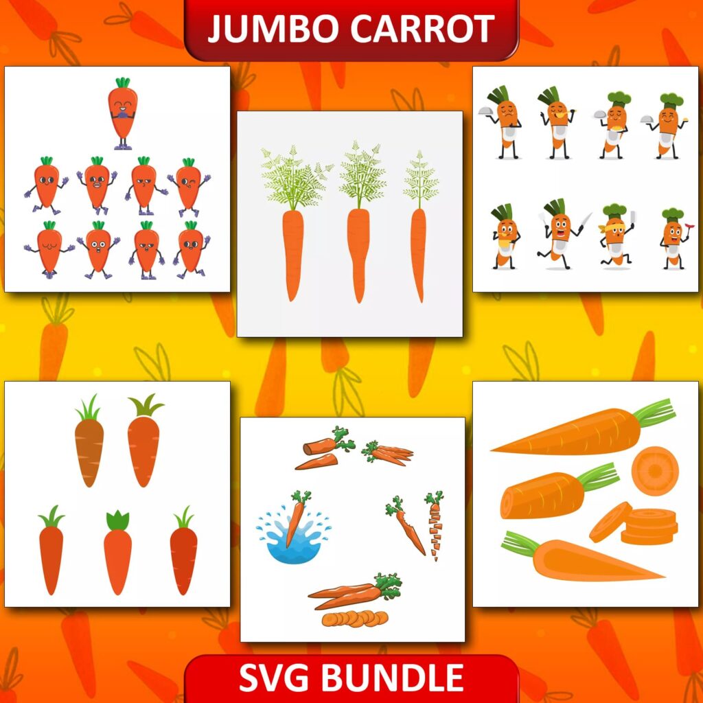 Jumbo Carrot SVG Bundle – MasterBundles
