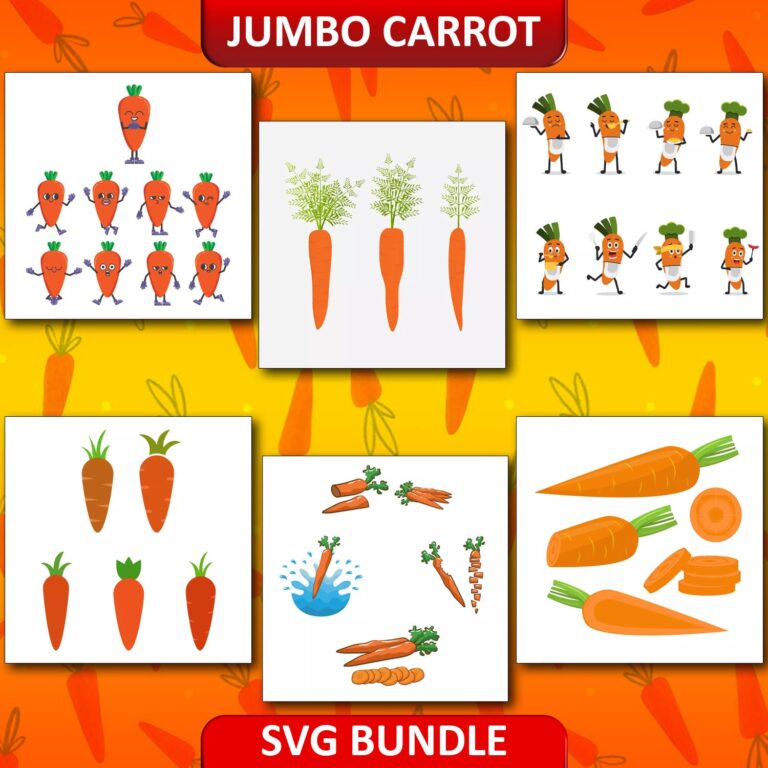 Jumbo Carrot SVG Bundle – MasterBundles
