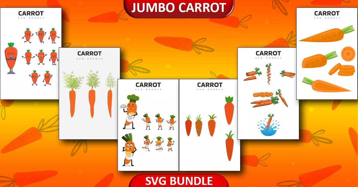 Jumbo Carrot SVG Bundle – MasterBundles
