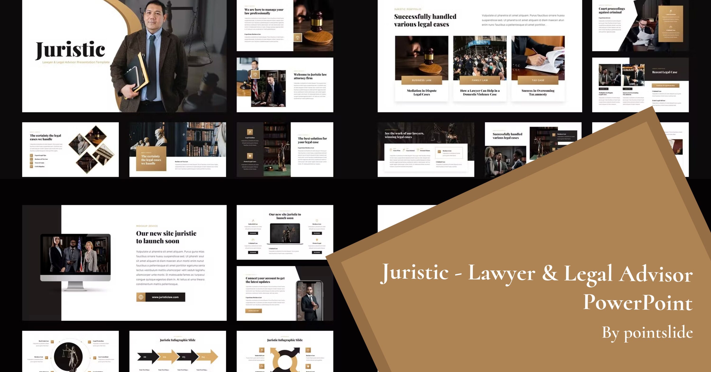 Juristic - Lawyer & Legal Advisor PowerPoint – MasterBundles
