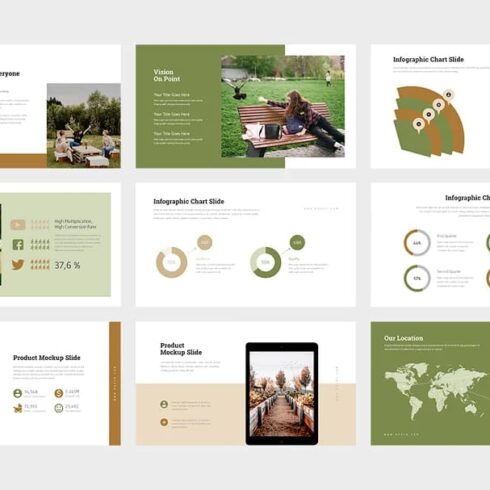 Kozea: Park & Landscape PowerPoint | Master Bundles