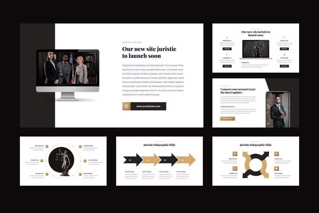 Juristic - Lawyer & Legal Advisor PowerPoint – MasterBundles