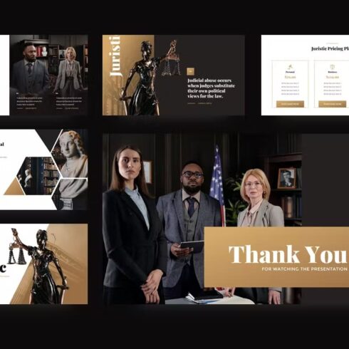 Juristic - Lawyer & Legal Advisor PowerPoint | Master Bundles