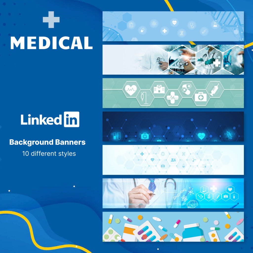 LinkedIn Background Banner Medical – MasterBundles