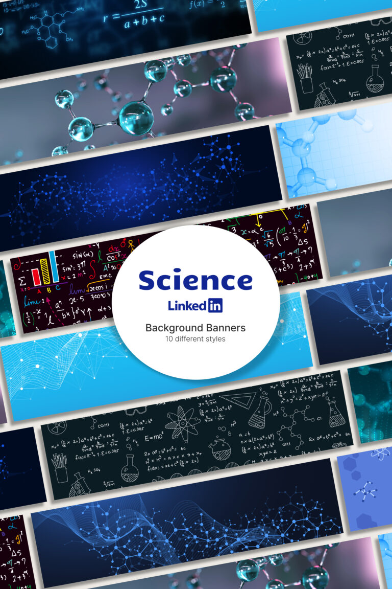 Linkedin Background Banner Science – MasterBundles