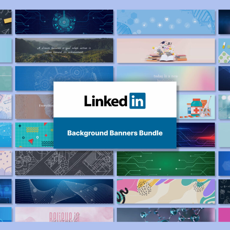100 Linkedin Background Banners – MasterBundles