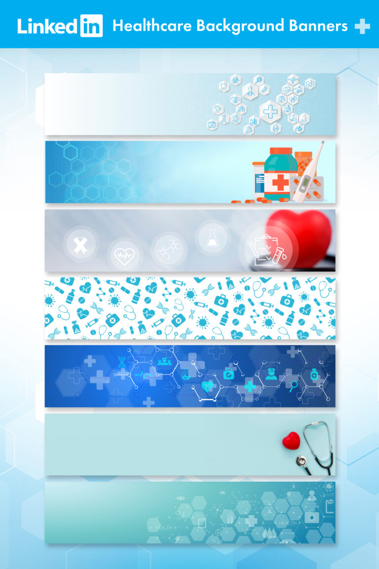 Linkedin Background Banners Healthcare – MasterBundles