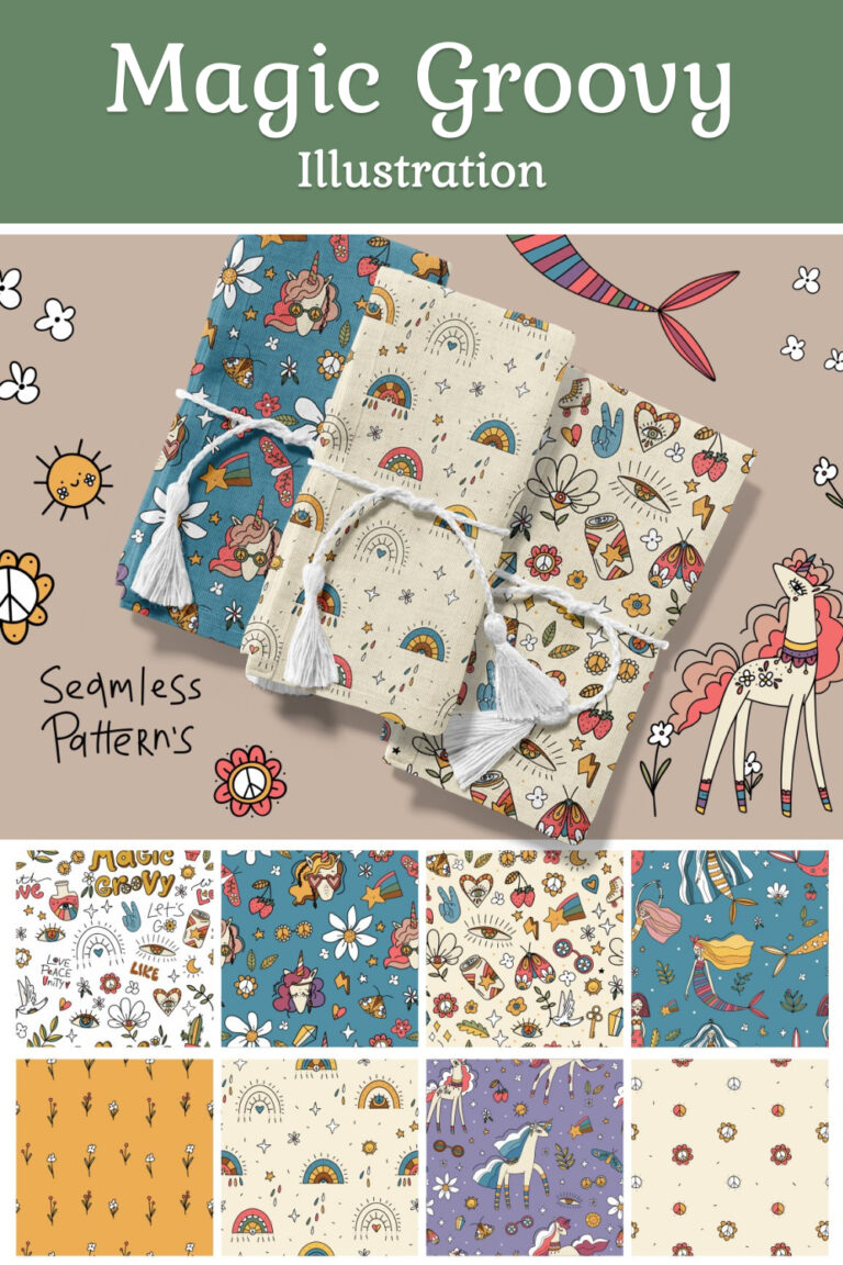 Magic Groovy Illustration – MasterBundles