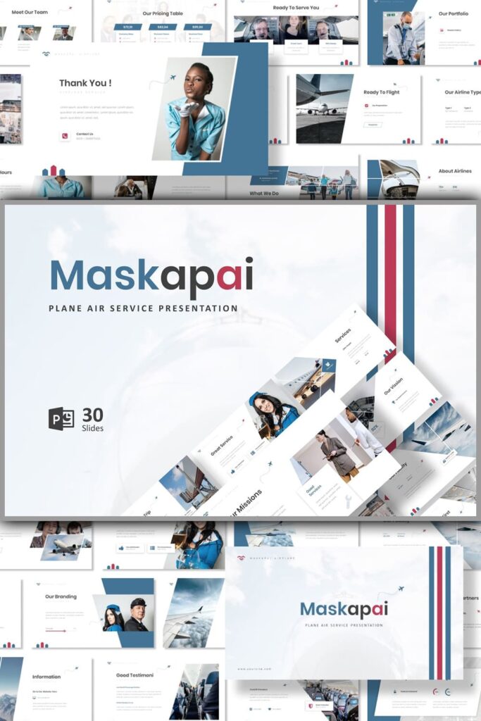 Maskapai – Plane Air Service – MasterBundles