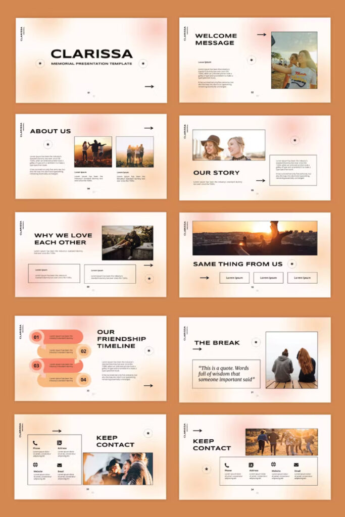Memorial Powerpoint Template – MasterBundles