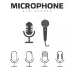 86 Colossal Microphone Vector SVG Bundle – MasterBundles